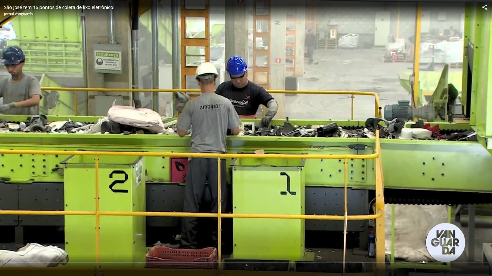 São José has 16 electronic waste collection points.